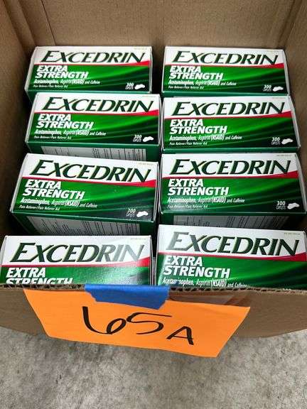 (24) BOTTLES OF EXCEDRIN EXTRA STRENGTH CAPLETS - Earl's Auction Company
