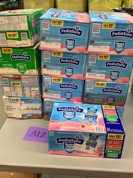 (13) BOXES OF PEDIASURE KIDS NUTRITION SHAKES - Earl's Auction Company