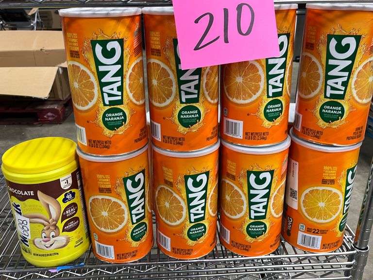 (12) CONTAINERS OF TANG & (1) CONTAINER OF NESQUIK - Earl's Auction Company