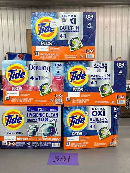 (5) BOXES OF TIDE PODS - Earl's Auction Company