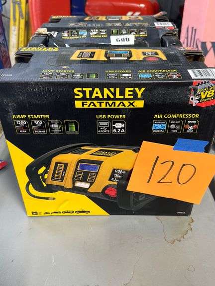 (3) STANLEY FAT MAX POWER STATIONS IN BOXES - Earl's Auction Company