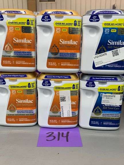 (6) CONTAINERS OF SIMILAC INFANT FORMULA - Earl's Auction Company