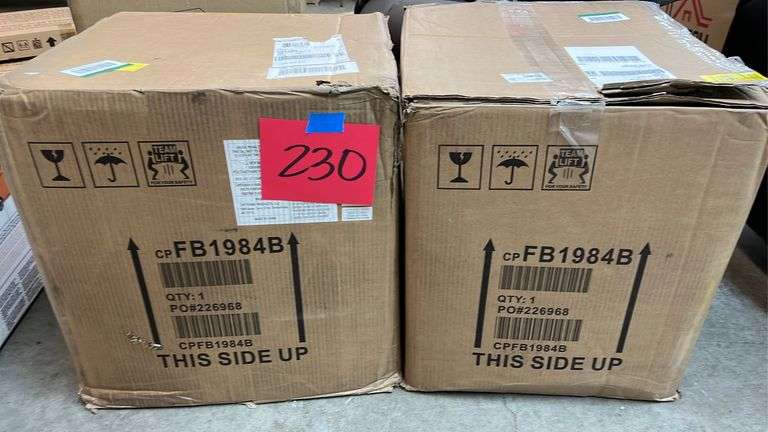 (2) BAR STOOLS IN BOXES - Earl's Auction Company