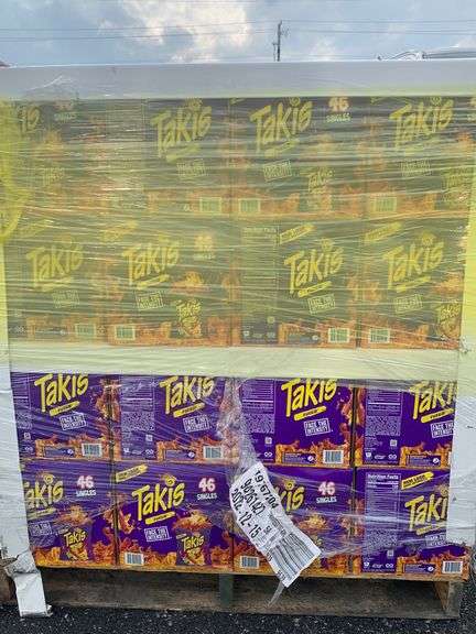 (36) BOXES OF TAKIS CHIPS (46 INDIVIDUAL BAGS PER BOX - Earl's Auction ...