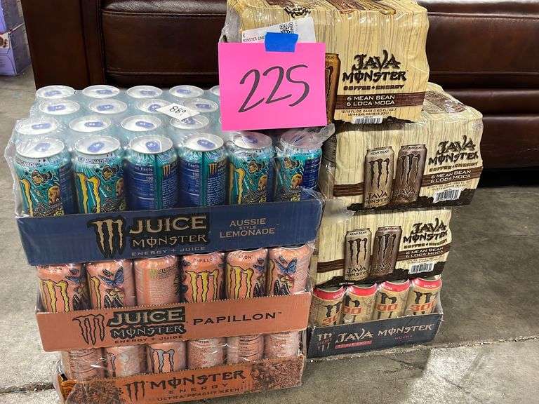(7) PACKS OF MONSTER ENERGY DRINKS - Earl's Auction Company