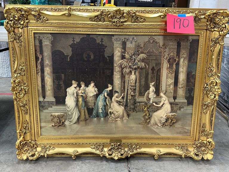 FRAMED FRANCESCO BEDA PRINT ON BOARD - Earl's Auction Company