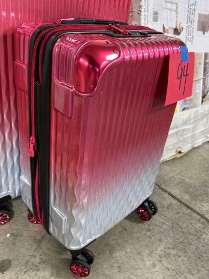 2PC IFLY SMART HARDSHELL ROLLING LUGGAGE SET - PINK OMBRE - Earl's ...