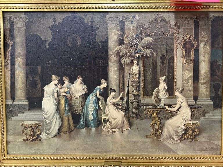 FRAMED FRANCESCO BEDA PRINT ON BOARD - Earl's Auction Company