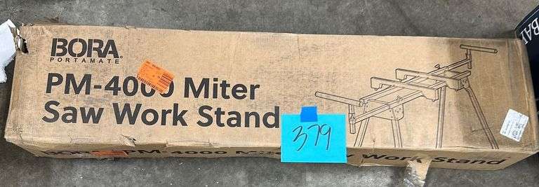 BORA PORTAMATE PM-400 MITER SAW WORK STAND IN BOX - Earl's Auction Company