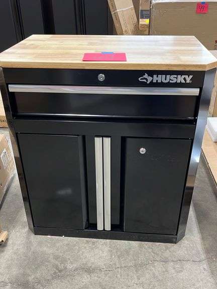 HUSKY 28" BASE CABINET - BLACK - Earl's Auction Company