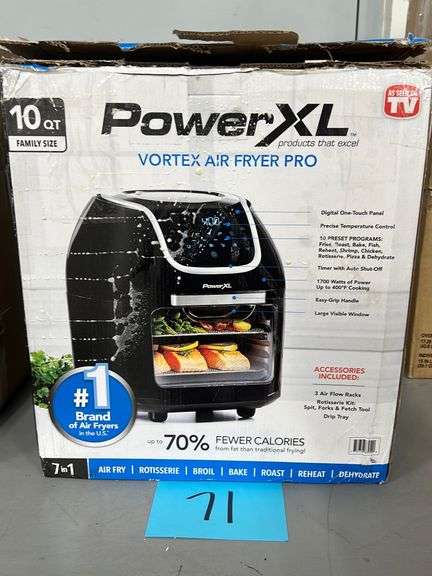 POWER XL VORTEX AIR FRYER PRO IN BOX - Earl's Auction Company
