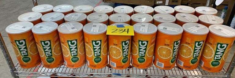 (27) CONTAINERS OF TANG ORANGE DRINK MIX - Earl's Auction Company
