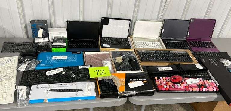 LARGE LOT OF ASSORTED KEYBOARDS & MICE - Earl's Auction Company