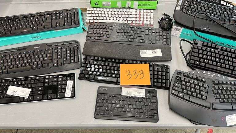 ASSORTED COMPUTER KEYBOARD & MOUSE LOT - Earl's Auction Company