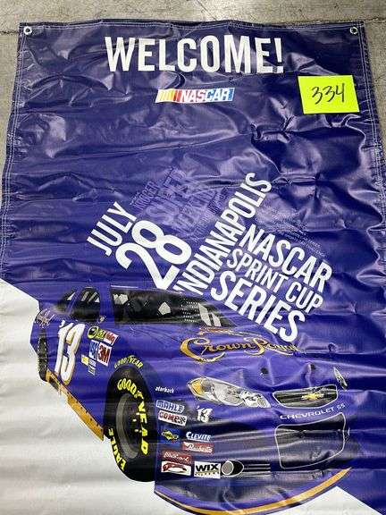 3FTx5FT NASCAR WELCOME BANNER - Earl's Auction Company