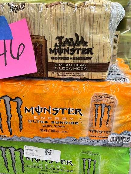 (6) PACKS OF MONSTER ENERGY DRINKS - Earl's Auction Company