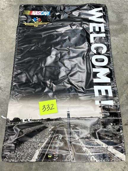 3x5FT IMS NASCAR WELCOME BANNER - Earl's Auction Company