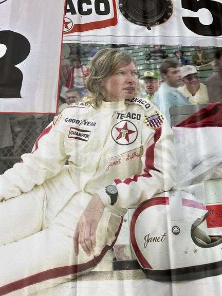 10FT x 30FT JANET GUTHRIE RACING BANNER - Earl's Auction Company