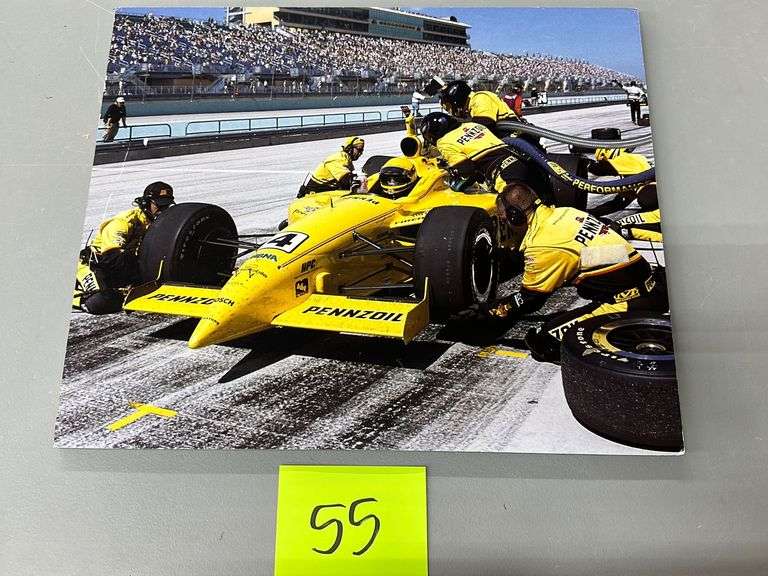 RICK MEARS RACING PRINT - Earl's Auction Company