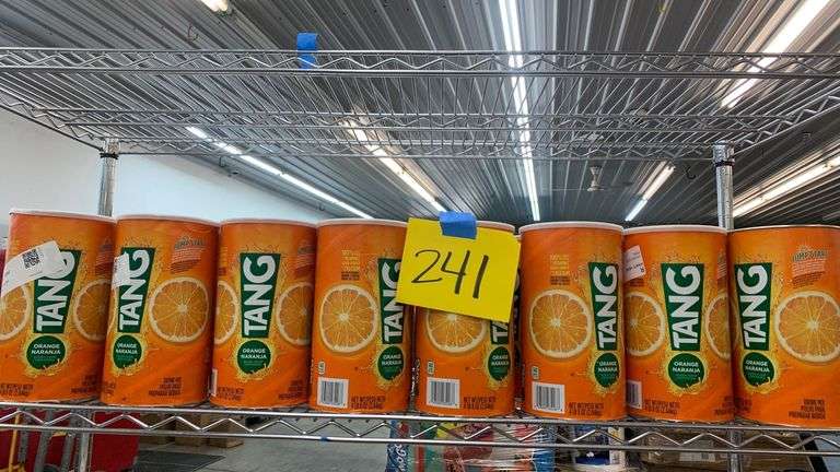 (23) CONTAINERS OF TANG ORANGE DRINK MIX - Earl's Auction Company