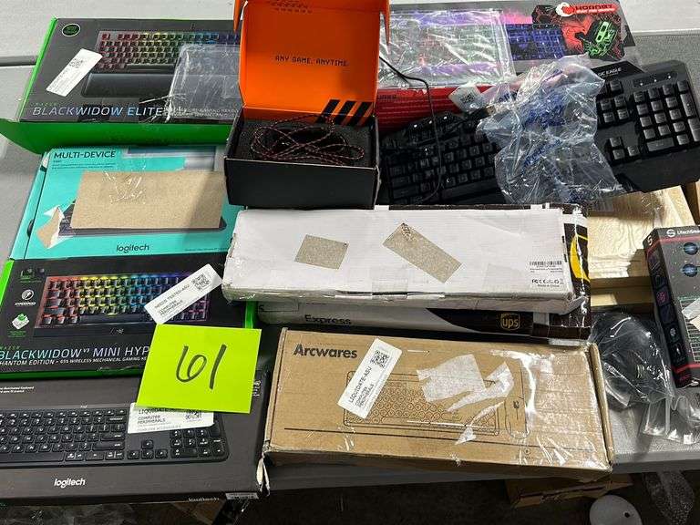 MISC LOT OF ASSORTED KEYBOARDS & MICE - Earl's Auction Company