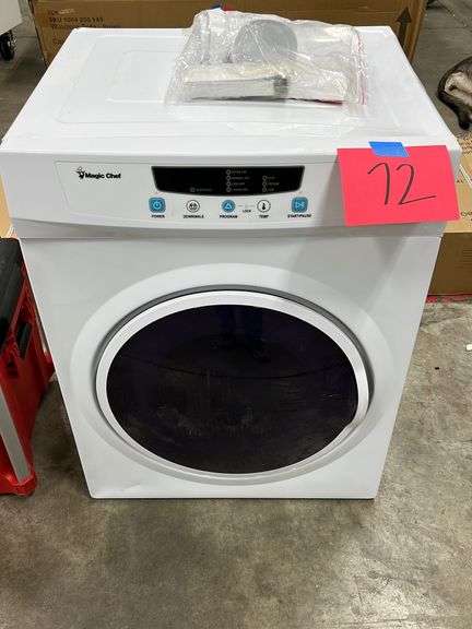 AS IS - MAGIC CHEF 3.5CU FT. COMPACT DRYER - Earl's Auction Company
