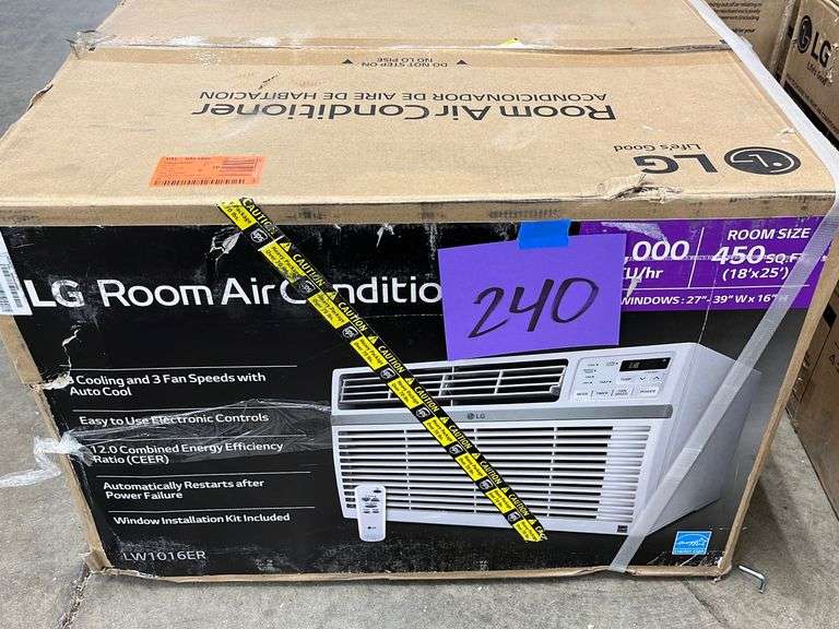 LG ROOM AIR CONDITIONER IN BOX - Earl's Auction Company