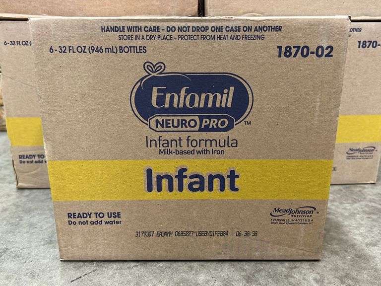 (30) 32OZ BOTTLES OF ENFAMIL NEURO PRO READY TO USE INFANT FORMULA ...