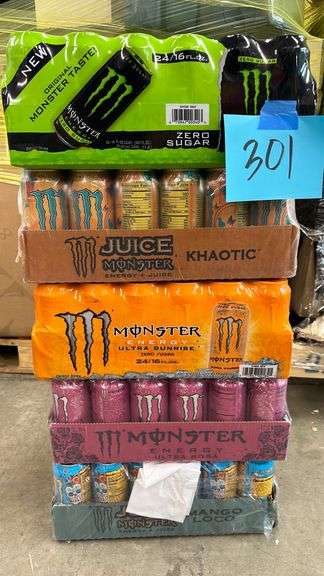 (5) PACKS OF MONSTER ENERY DRINKS - Earl's Auction Company