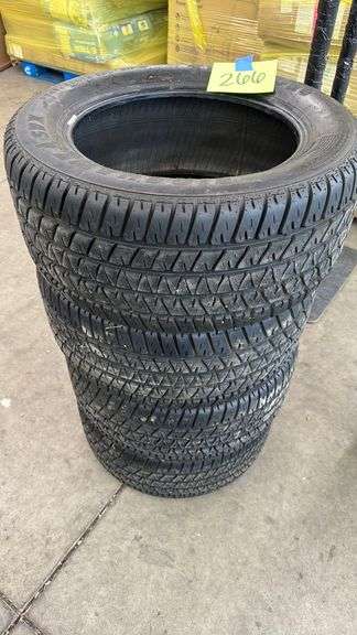 (4) FIRESTONE FIREHAWK 245/50R16 TIRES - Earl's Auction Company