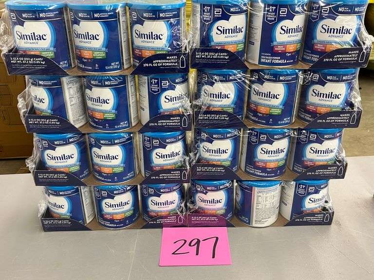 (24) CONTAINERS OF SIMILAC INFANT FORMULA - Earl's Auction Company