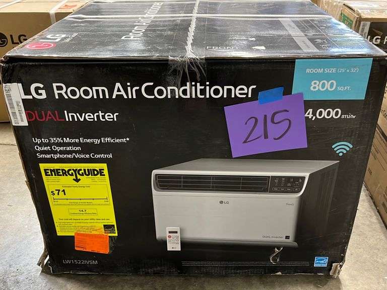 LG ROOM AIR CONDITIONER IN BOX - Earl's Auction Company