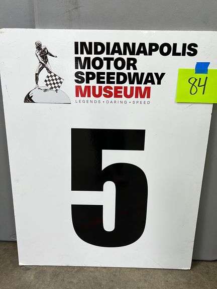 IMS MUSEUM "5" SIGN - Earl's Auction Company