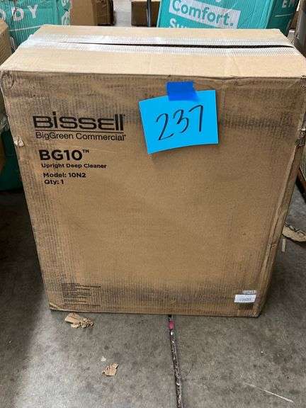 BISSELL BG10 UPRIGHT DEEP CLEANER IN BOX - Earl's Auction Company