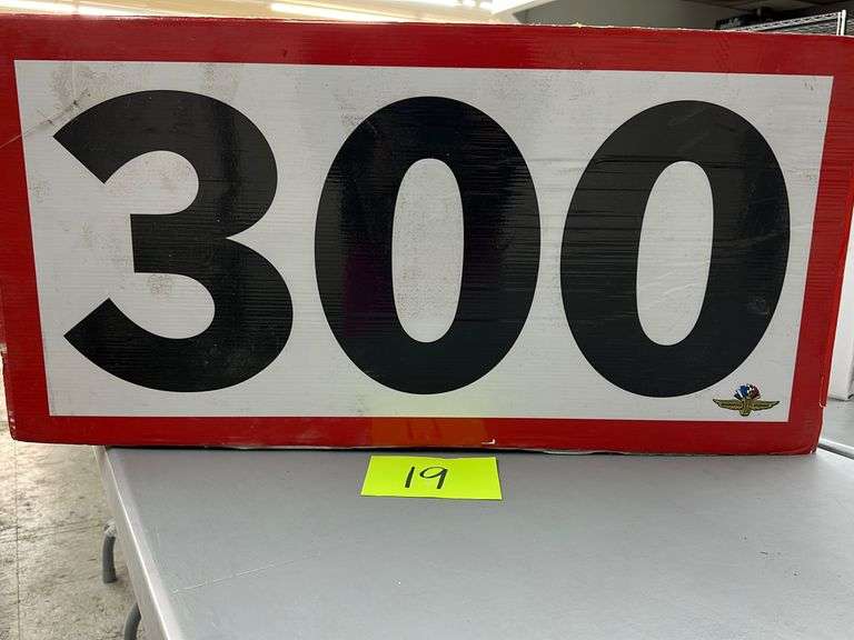 IMS DOUBLE SIDED WING & WHEEL / 300 BRAKE MARKER SIGN - Earl's Auction ...