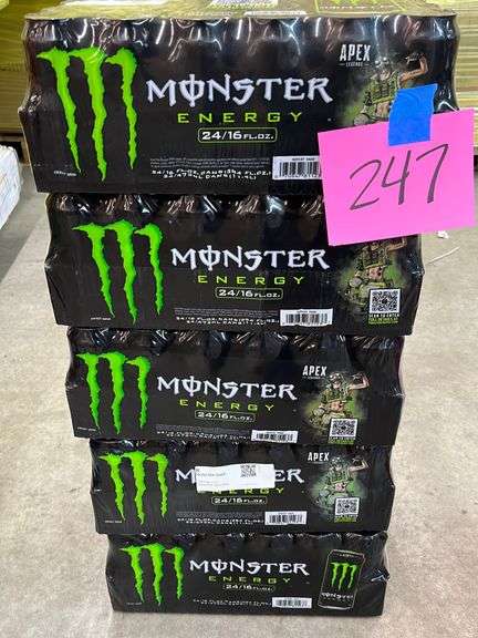 (5) PACKS OF MONSTER ENERGY DRINKS - Earl's Auction Company