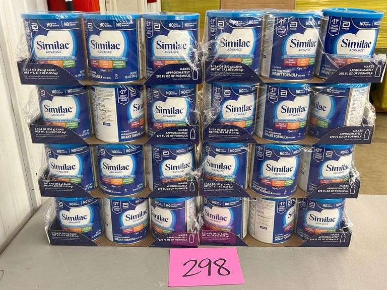 (24) CONTAINERS OF SIMILAC INFANT FORMULA - Earl's Auction Company