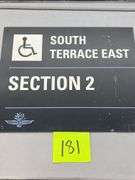 IMS SOUTH TERRACE EAST SECTION 2 SIGN - Earl's Auction Company