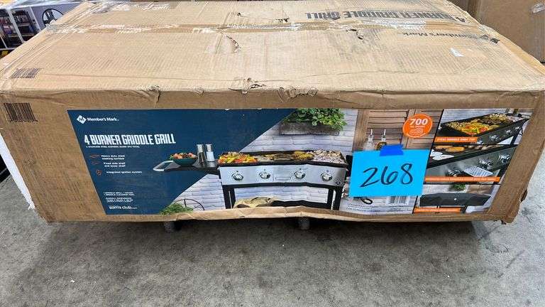 4 BURNER GRIDDLE GRILL IN BOX - Earl's Auction Company