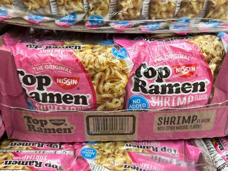 (13) CASES OF TOP RAMEN SHRIMP FLAVOR (24 PACKS PER CASE) - Earl's ...