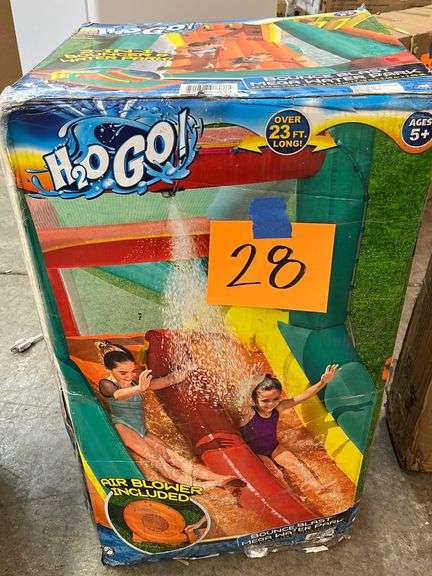 H2GO BOUNCE BLAST MEGA INFLATABLE WATER PARK IN BOX - Earl's Auction ...