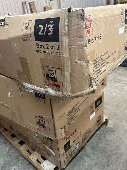 6PC FSC TEAK DEEP SEATING PATIO SET IN BOXES - Earl's Auction Company