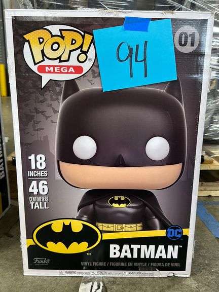 FUNKO POP MEGA BATMAN 18" VINY FIGURE IN BOX - Earl's Auction Company