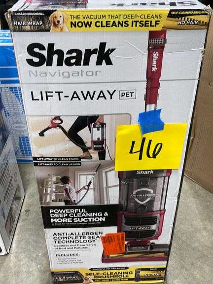 SHARK NAVIGATOR VACUUM IN BOX - Earl's Auction Company