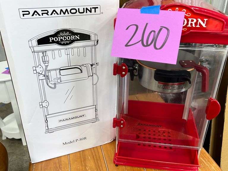 PARAMOUNT SMALL POPCORN MAKER - Earl's Auction Company