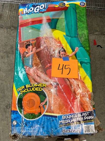 BESTWAY H20GO BOUNCE BLAST MEGA WATER PARK IN BOX - Earl's Auction Company