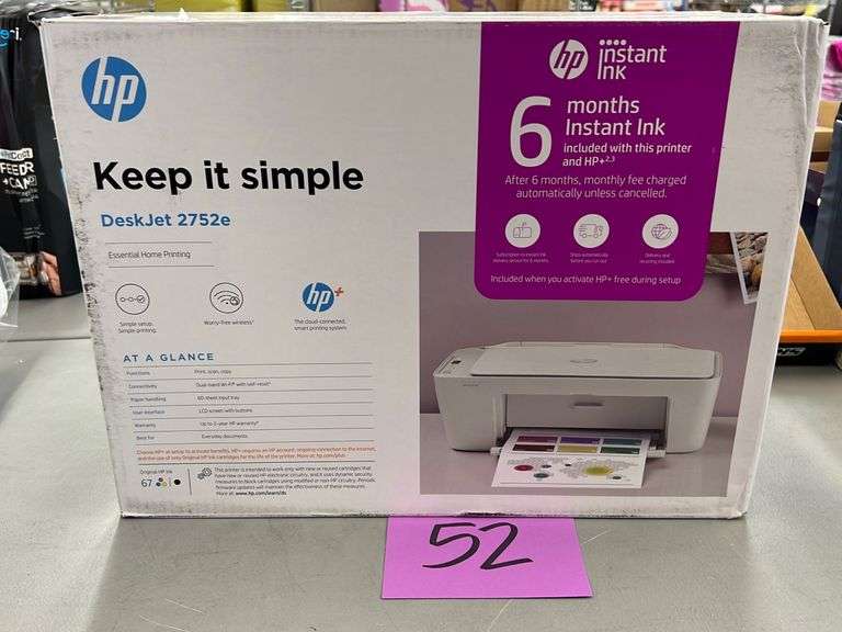 HP DESKJET PRINTER IN BOX - Earl's Auction Company