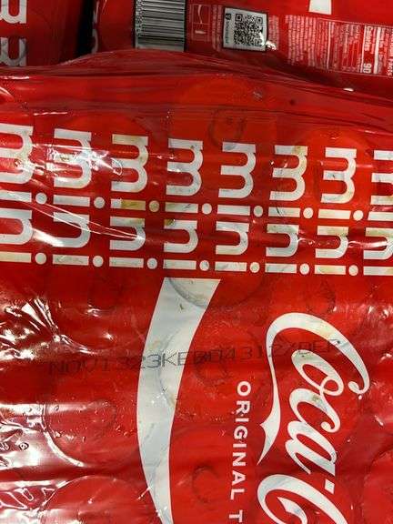 (10) PACKS OF MINI COCA COLA CANS (30 PER PACK) - Earl's Auction Company