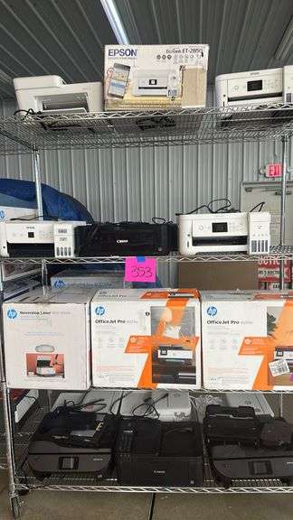LARGE LOT OF ASSORTED PRINTERS - SEE PHOTOS - Earl's Auction Company