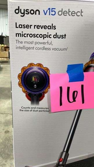 DYSON V15 DETECT CORDLESS VACUUM IN BOX - Earl's Auction Company